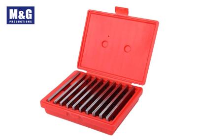China High Quality Alloy Steel Parallels Set 10 Pairs 1/8 Inch 6 Inch Length 58-63 HRC for sale