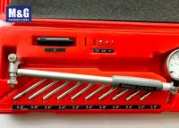 China Dial Bore Gauge Set 2-6 Inch 0.0005 Inch Accuracy Chrome Plated Handle Precision Measuring Tool for sale