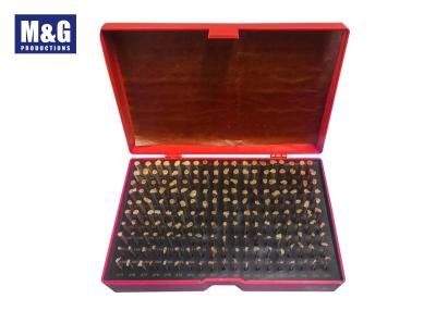 China Pin Gauge Set 0.011-1.000 Inch Precision Measuring Tools 2 Inch Length Heat Treated for sale