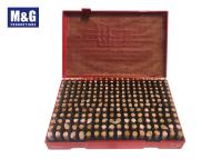 China Pin Gauge Set 0.011-1.000 Inch Precision Measuring Tools 2 Inch Length Heat Treated for sale
