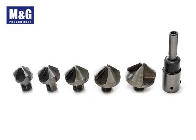 China HSS CO Countersink Drill Bit 3/4 Inch Weldon Shank Woodworking Countersink Bit for sale