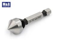China HSS Zero Flute Countersink，Round Shank，deburring tool，2-5mm,5-10mm,10-15mm,15-20mm for sale
