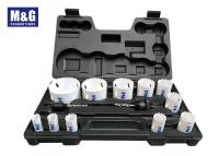 China Industrial Bi-Metal Holesaw Set with Hex Shank Arbor Diamond Tip 14-210mm for sale