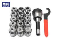 China High Accuracy Milling Machine Accessories ER Collet Set With Clamping Nut for sale