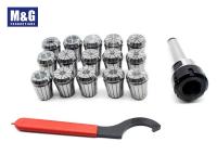 China High Accuracy Milling Machine Accessories ER Collet Set With Clamping Nut for sale