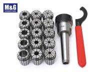 China High Accuracy Milling Machine Accessories ER Collet Set With Clamping Nut for sale