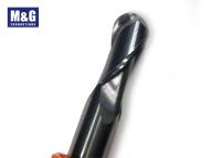 China Two Flute Solid Carbide End Mill Bit Straight Shank Corner Rounding 4mm for sale