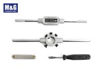 China DIN 352 DIN 223 HSS 32 Pcs Taps and Dies Set M3 M12 with Wrench Thread Gauge Driver for sale