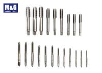 China DIN 352 DIN 223 HSS 32 Pcs Taps and Dies Set M3 M12 with Wrench Thread Gauge Driver for sale