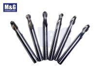 China Ball Aluminum Solid Carbide End Mill Two Flute Corner Radius 1/4 to 1-1/2 Inch for sale