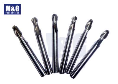 China Ball Aluminum Solid Carbide End Mill Two Flute Corner Radius 1/4 to 1-1/2 Inch for sale
