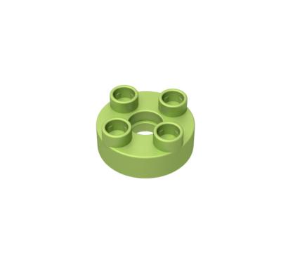 China GDS-D094 4 Holes Big Toy Blocks Wholesale Round Turntable Building Blocks Parts for sale