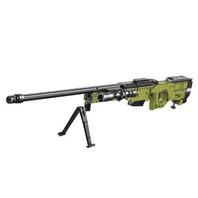 China AWM Sniper Rifle Model Gun Building Block Toys Funny DIY Assembly Toys for sale