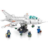 China Q-5 Strike Aircraft Plane Aeroplane Military Army Vehicle Building Brick Boy Toys for sale