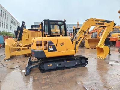 China Used Komatsu Small Excavator PC56  Japan Heavy-duty Construction Equipment for sale