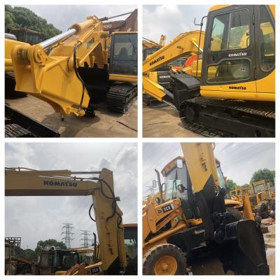 China Komatsu PC60 Used Excavator With A Push Knife Digger Zero Tail Swing for sale