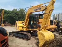 China Komatsu PC70 Used Crawler Excavator With A Push Knife Digger Zero Tail Swing Excellent Condition for sale