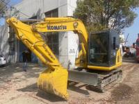 China Komatsu PC70 Used Crawler Excavator With A Push Knife Digger Zero Tail Swing Excellent Condition for sale