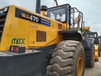 China Original Komatsu WA470-3 Used Wheel Loader 210KW For Quarrying for sale