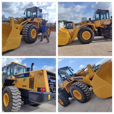 China Used Original KOMATSU WA380 LIUGONG 856 862H 856H CAT 966H  950G Wheel loader ORIGINAL brand 90%NEW low price good condition for sale