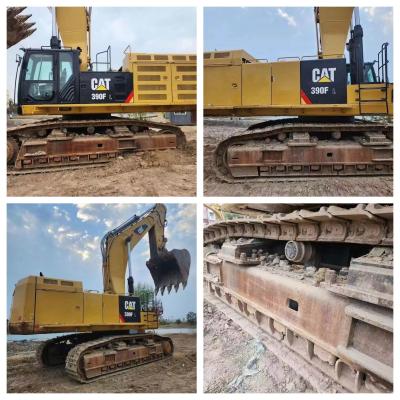 China Premium Used CAT 390FL Excavator Quarry Spec Ready For Deep Excavation 90-Ton Class 85% Undercarriage Includes Bucket for sale