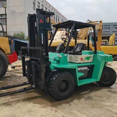 China Used Mitsubishi 7 Ton Forklift Original Engine  Forklift Japanese Engine Cheap Mitsubishi Forklift for sale