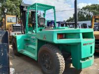 China Mitsubishi FD150 15 Ton Diesel Forklift Low Hours Used Forklift Truck Warehouse Material Handling Lifting Equipment for sale