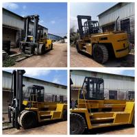 China Mitsubishi FD300 30 Ton Diesel Forklift Heavy Duty Used Forklift Truck Steel Mill Material Handling Equipment for sale