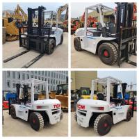China TCM 60 6 Ton Diesel Forklift Original Engine Low Hours Full Service History Used Forklift Truck Heavy Duty Equipment for sale