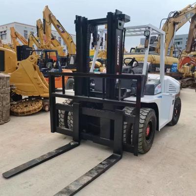 China TCM 60 6 Ton Diesel Forklift Low Hour Original Engine 69kW Used Forklift Truck Heavy Duty Material Handling Equipment for sale