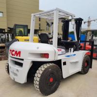 China TCM 60 6 Ton Diesel Forklift Low Hour Original Engine 69kW Used Forklift Truck Heavy Duty Material Handling Equipment for sale