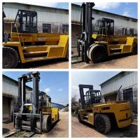 China Mitsubishi FD300 30 Ton Diesel Forklift Certified Capacity Low Hours Ready To Work Used Forklift Truck Equipment for sale