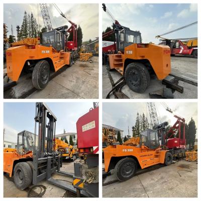 China TCM FD200 20 Ton Diesel Forklift Original Engine 168KW Used Forklift Truck Heavy Duty Mining Lifting Equipment for sale