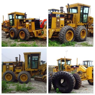 China Heavy Duty CAT 140H Used Motor Grader 173HP 129kW 2200 rpm for sale