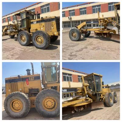 China Pre Owned Construction Equipment Used Motor Grader CAT 14H for sale