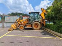 China Construction CASE 580M Used Backhoe Loader 74HP 55kW Horsepower for sale