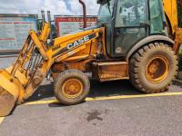 China Construction CASE 580M Used Backhoe Loader 74HP 55kW Horsepower for sale