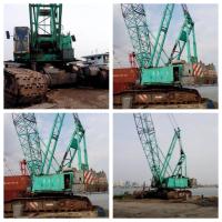 China Used KOBELCO SL1500 150-Ton CARTERPILLAR Crane KING | 60m Boom+450HP+Power Plant Ready for sale