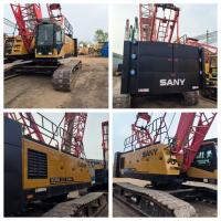 China SANY SCC550C-55T Used Crawler Crane 242 HP 180 KW With 55 Ton Lifting Capacity for sale