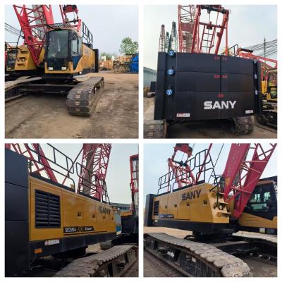 China SANY SCC550C-55T Used Crawler Crane 242 HP 180 KW With 55 Ton Lifting Capacity for sale