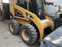 China Mini Sliding Used Wheeled Loader CAT 226B With Turbo Diesel Engine for sale