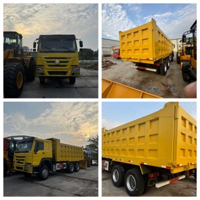 China Used HOWO375 Dump Truck 6x4 35T Capacity 375HP 2020 Model for sale