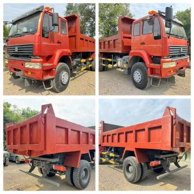 China Used SINOTRUK HOWO266 Dump Truck 6x4 Tipper | 266HP 15T Payload for sale