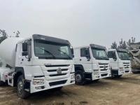 China Used 12 M3 Howo Truck Mixer with Core Pump & Engine Components Sinotruck  for Concrete & Cement Factory Use for sale
