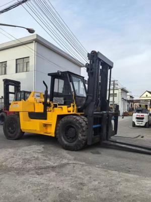 China Shanghai Used TCM FD230 23-Tons Handling Wheel Forklift New Paint Internal Combustion Forklift in Stock for sale