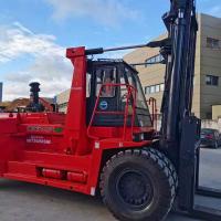 China Mitsubishi FD250 25 Ton Diesel Forklift Container Handler Used Forklift Truck Port Equipment Heavy Duty 25000kg for sale