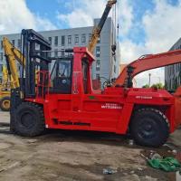 China Mitsubishi FD250 25 Ton Diesel Forklift Container Handler Used Forklift Truck Port Equipment Heavy Duty 25000kg for sale