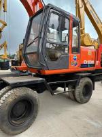 China Used Hitachi EX100Wd Excavator Zero Tail Swing For Urban Construction for sale
