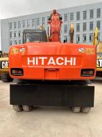 China Used Hitachi EX100Wd Excavator Zero Tail Swing For Urban Construction for sale