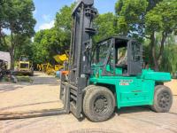 China MITSUBISHI used Heavy Equipment Diesel Forklift 15 Ton With Engine Secondhand Forklift Lifting Truck for sale